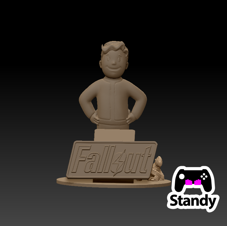 Free OBJ file FALLOUT CONTROLLER HOLDER PS4-PS5 📞・3D printable model to ...