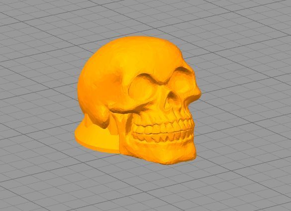Free STL file Skull Ampli knob・Object to download and to 3D print・Cults