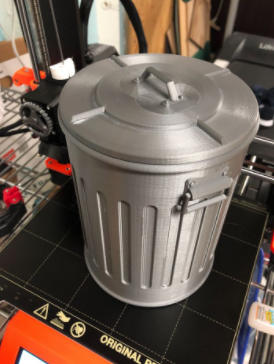 Free STL file Trash can 🗑️・Object to download and to 3D print・Cults