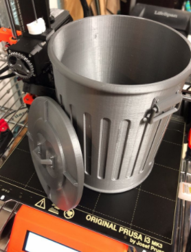 Free STL file Trash can 🗑️・Object to download and to 3D print・Cults