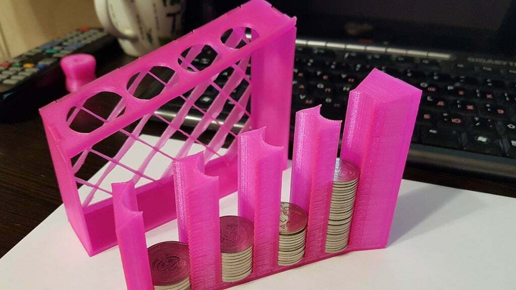 Free STL file Auto Coin Sorter for Kyrgyzstan Som・3D printable model to ...