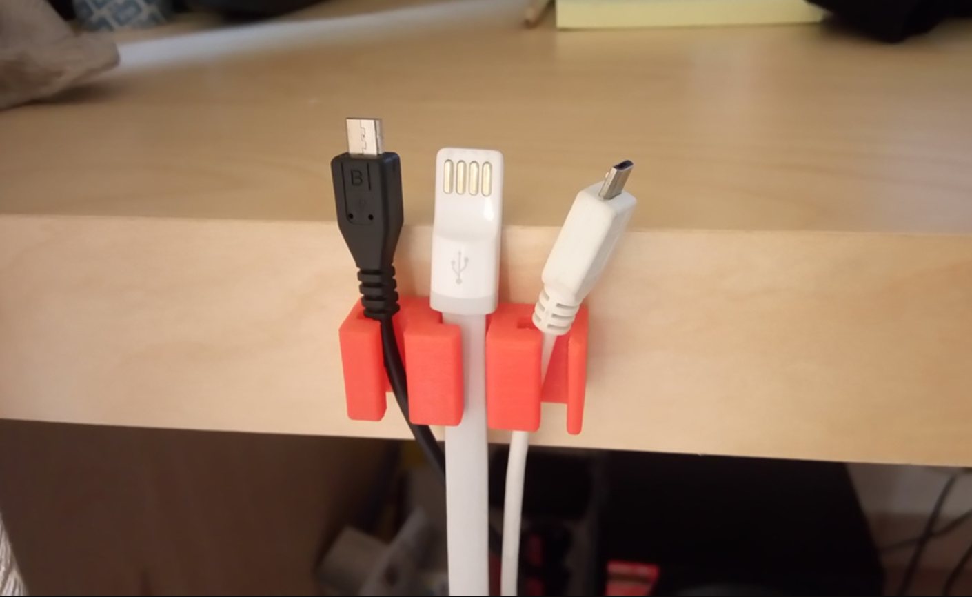 Download STL file USB Cord Holder • 3D printer object ・ Cults