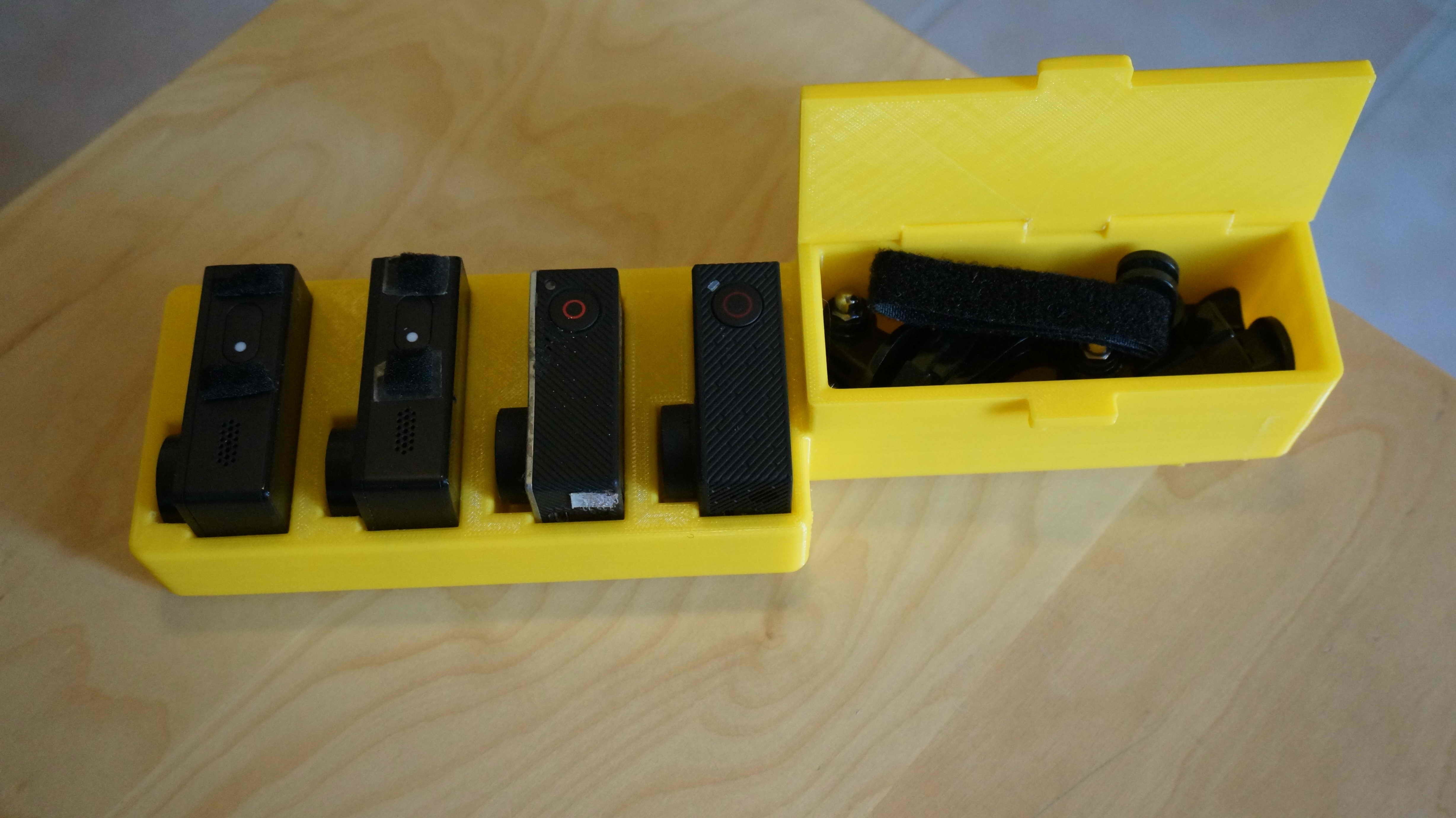 STL file Action Camera and Accessories Holder・Model to download and 3D ...