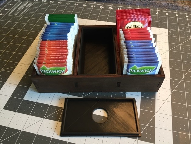 Free STL file Tea Bag Container 🫖・3D printer model to download・Cults