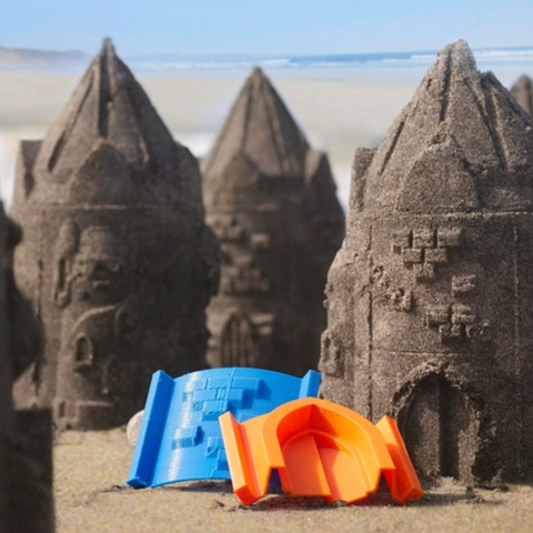 Download free 3D printing models Customizable Sand Castle Mold ・ Cults
