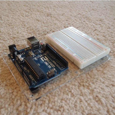 Download free 3D printer designs Arduino Mounting Plate ・ Cults