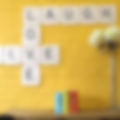 Download free 3D printer designs Scrabble Game Piece Wall Art ・ Cults