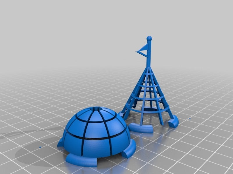 Download free STL file Lighthouse-Buoy, Dual extruder Test • 3D printer ...