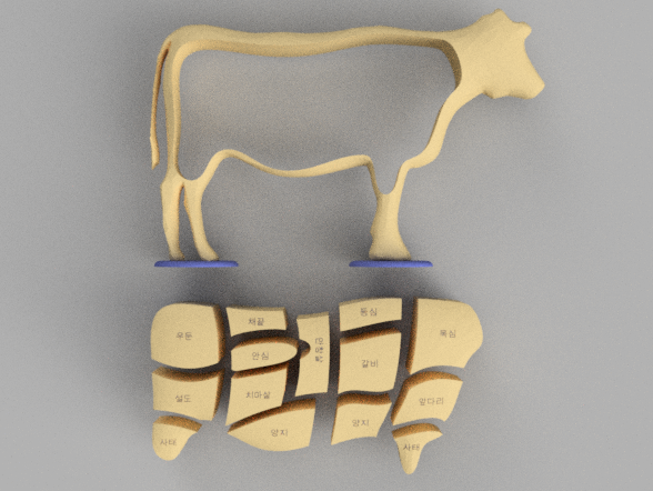 Free STL file Beef Puzzle・Object to download and to 3D print・Cults