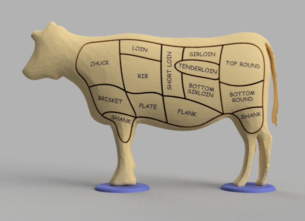 Free STL file Beef Puzzle・Object to download and to 3D print・Cults