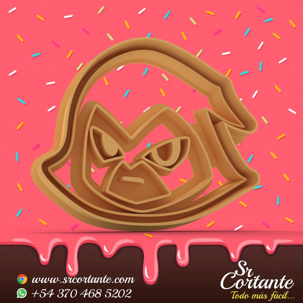 STL-Datei CUTTER COOKIE YOUNG TITANS - TEEN TITANS CUTTER OF COOKIES・3D ...