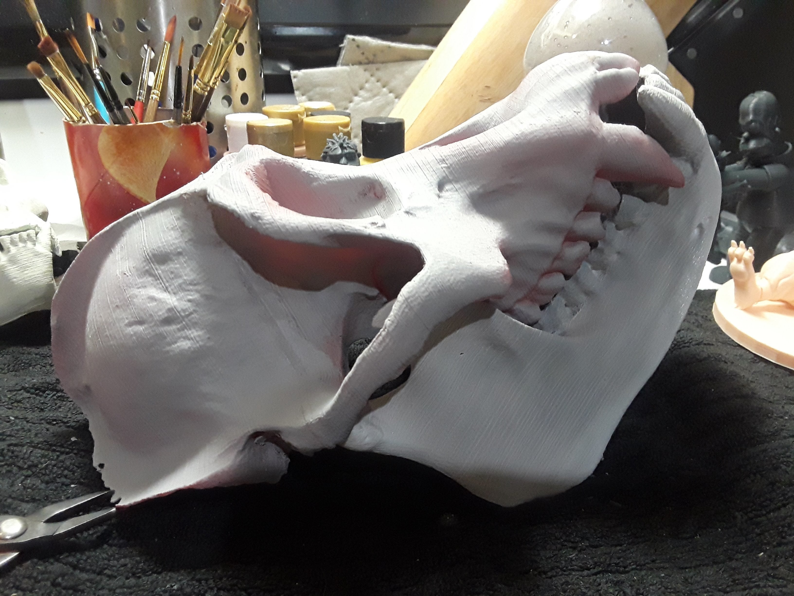 STL file Replica Real Orangutan Primate Skull and Jaw・3D printing idea ...