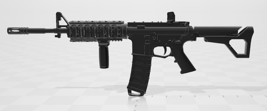 STL file M4 Carbine・3D printing model to download・Cults