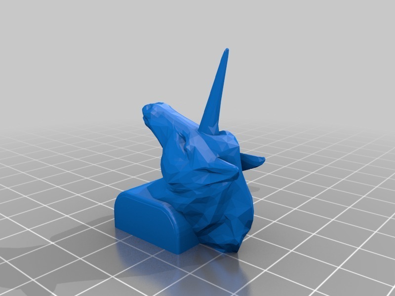 Free 3D file Unicorn Slide-on Button Cover. Unicorn Magic is only a ...