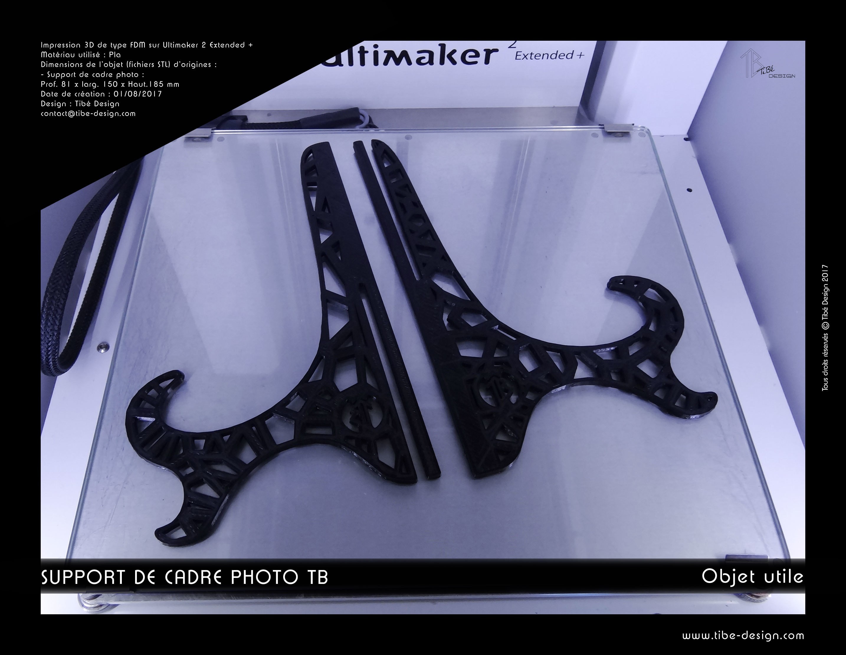STL file TB Picture Frame Holder・Model to download and 3D print・Cults