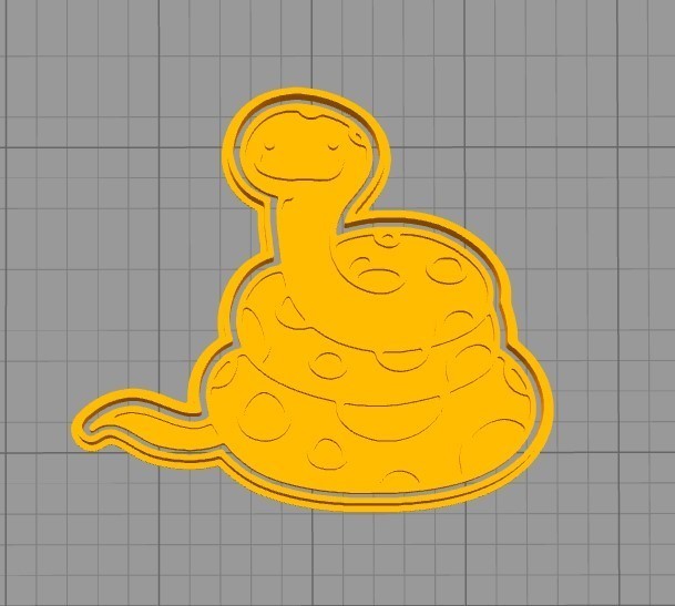 STL file Snake Cutter - Snake Cookie Cutter・3D printable model to ...