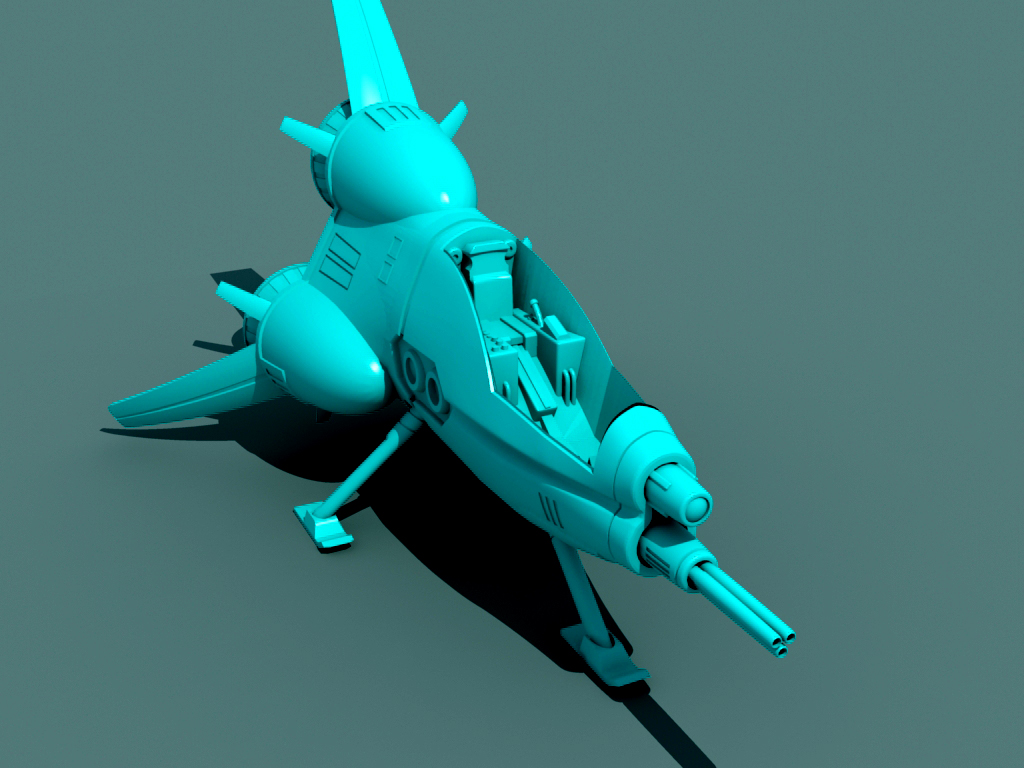 Archivo 3D Gnerl Zentraedi pod Fighter・Objeto imprimible en 3D para ...