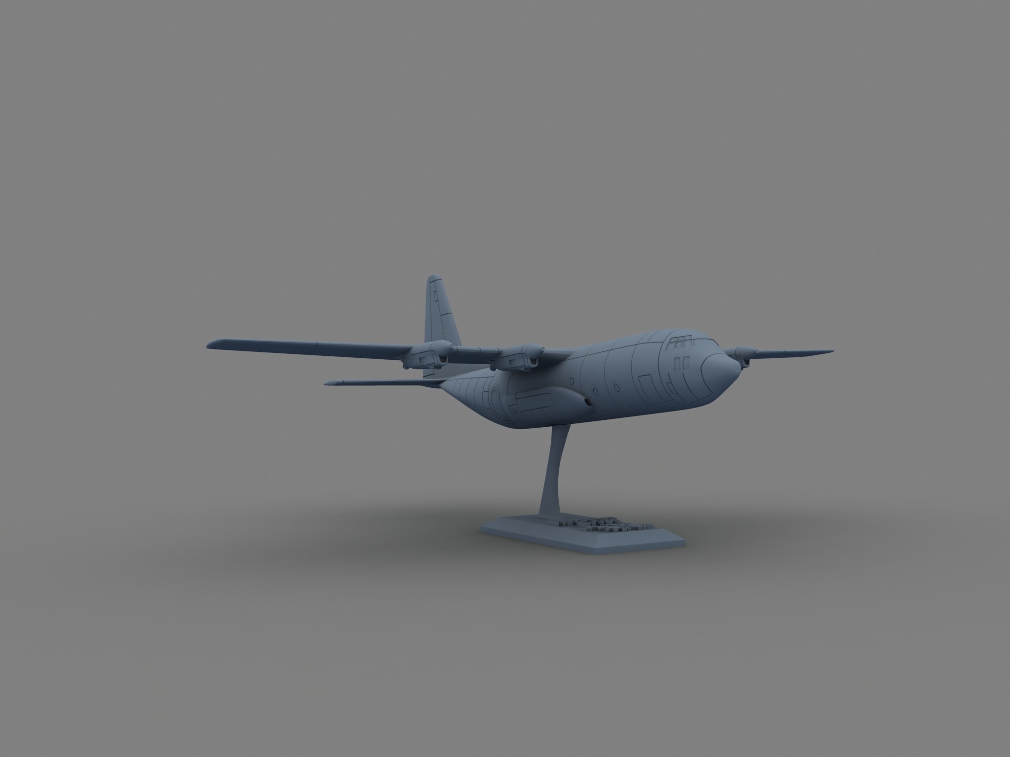 STL-Datei Hercules c 130 👽・Design zum Herunterladen und 3D-Drucken・Cults
