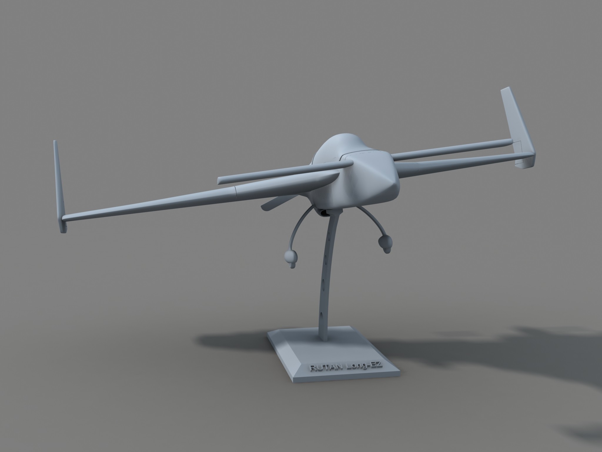 Descargar archivo STL Rutan Long EZ • Plan de la impresora 3D ・ Cults