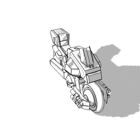 Download STL file VR-052-F / Cyclone Mospeada Robotech • 3D printable ...
