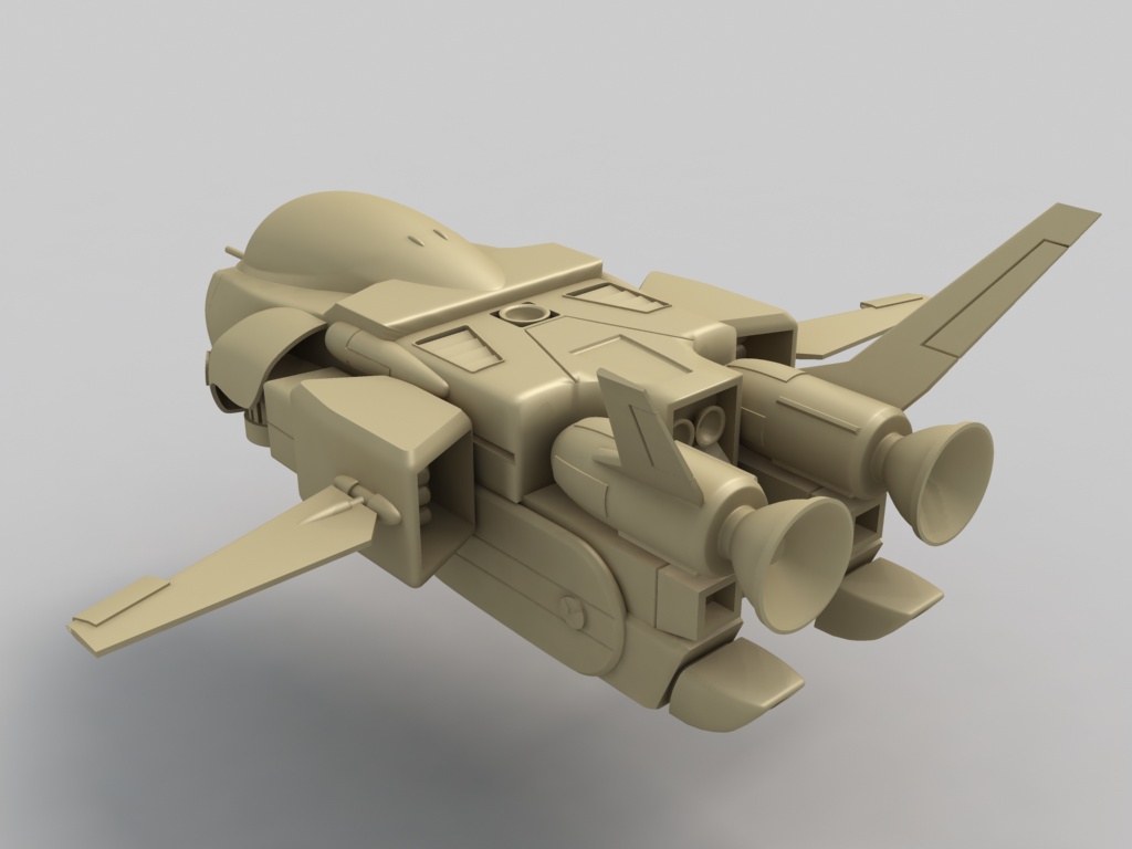 3D file Northrop Grumman VF/A-8 Logan Veritech・3D print object to ...