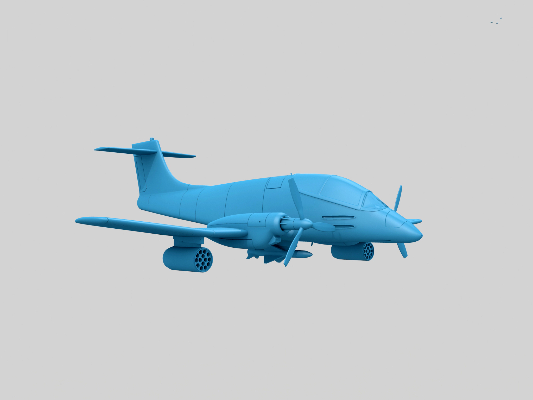 3D file Pucara FMA ia-58・3D print design to download・Cults