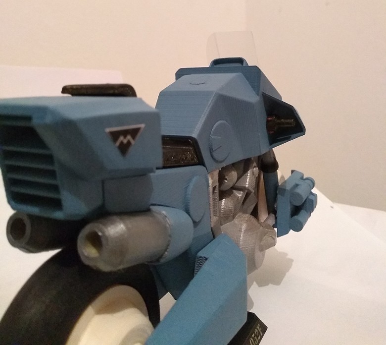 Fichier 3D VR-052-F / Cyclone Mospeada Robotech・Plan à imprimer en 3D à ...