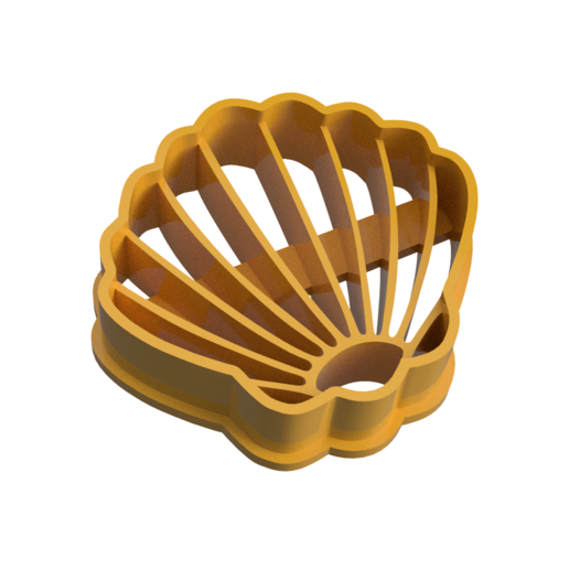 Download STL file Seashell Cookie Cutter • Template to 3D print ・ Cults