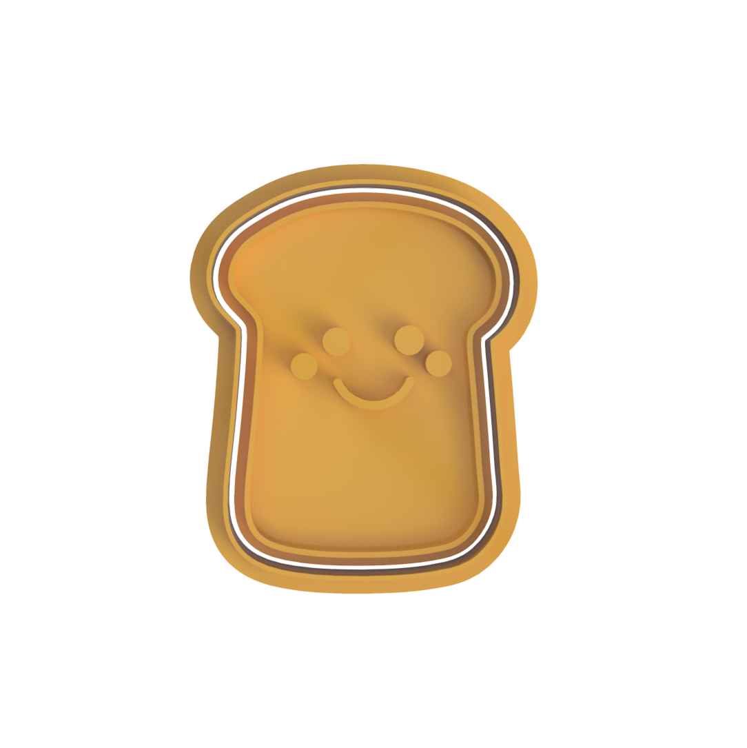 STL file Toast Bread Cookie Cutter 🍞・3D printable model to download・Cults