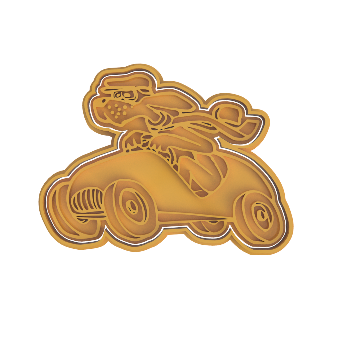 STL file Go Dog Go Cookie Cutter Set of 3・3D print object to download・Cults