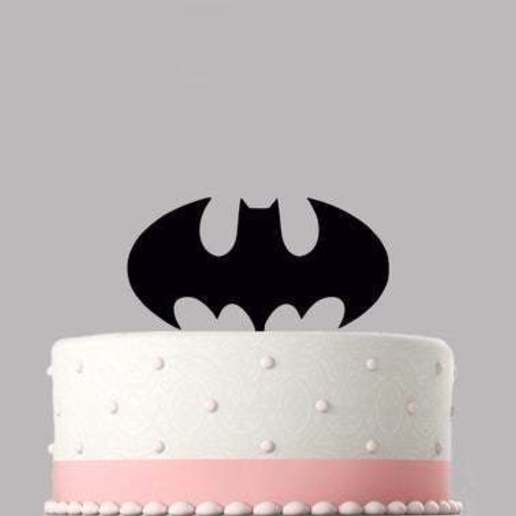 Download 3D printing models Batman Birthday Cake Topper Blank Edition ...