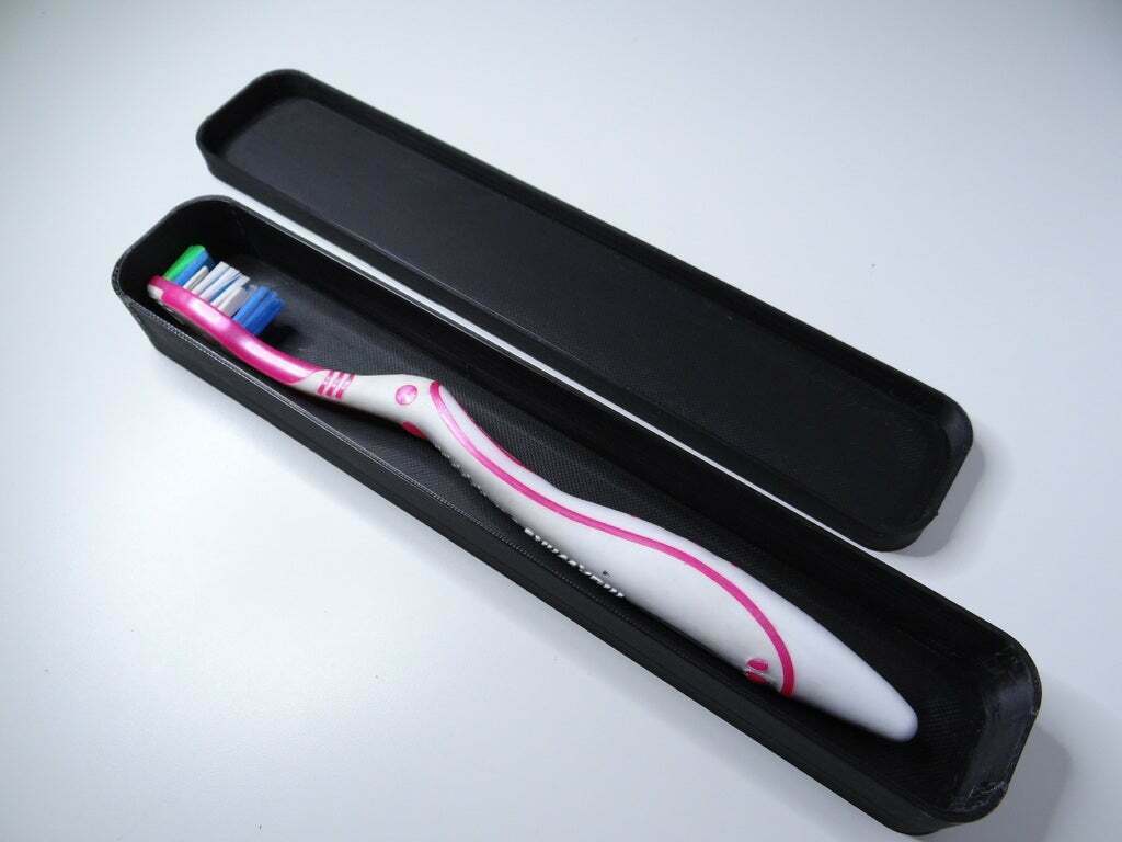 Free STL file Simple toothbrush case - Useful 3D prints: #1 Bathroom ...