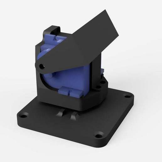 Download free STL file Simple Micro Servo Pan Tilt • Object to 3D print ...