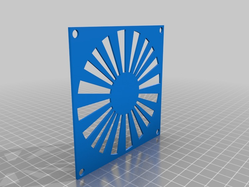 Free 3D file 100mm Fan Grill/Cover・3D printer design to download・Cults