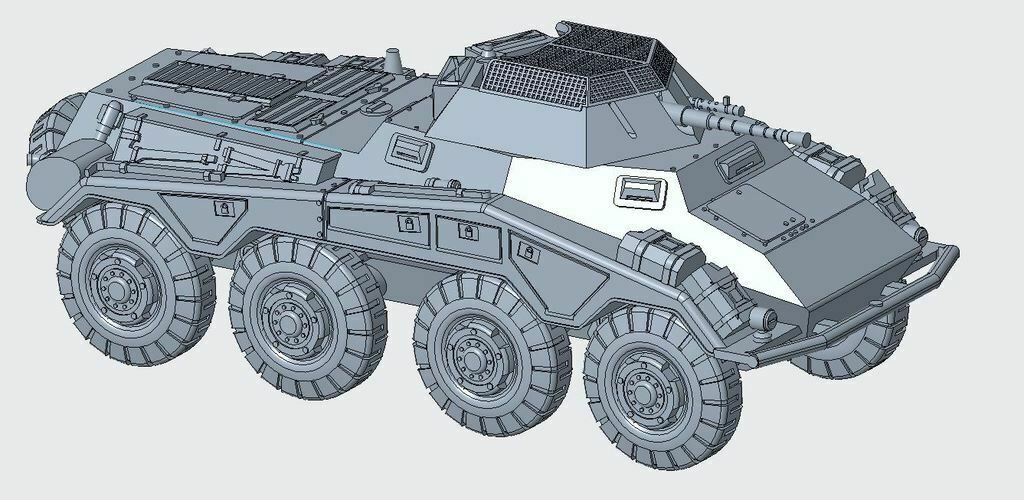 Free 3D file German Armored Car Pack・3D printing model to download・Cults