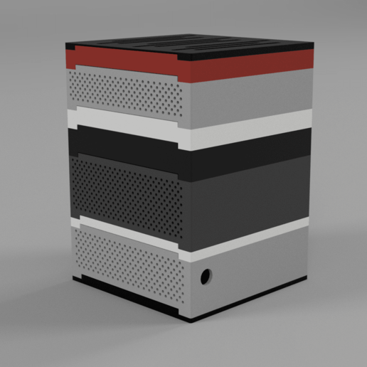 Download free STL file 5.0L Expandable Stacking Mini-ITX SFF PC Case ...