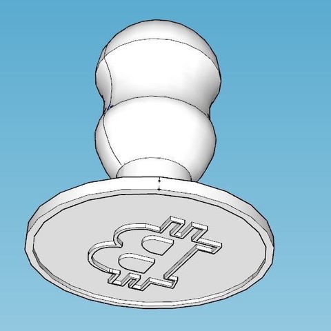 Download 3D printer files Bitcoin biscuit mould ・ Cults