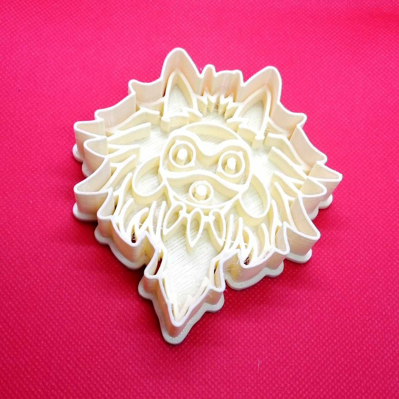 STL file Mononoke Princess Ghibli Cookie Cutter・3D printing idea to ...