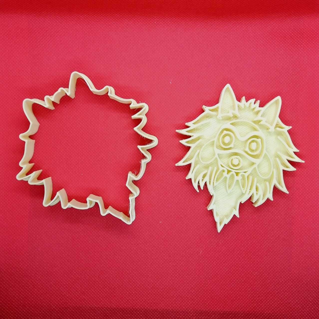 STL file Mononoke Princess Ghibli Cookie Cutter・3D printing idea to ...
