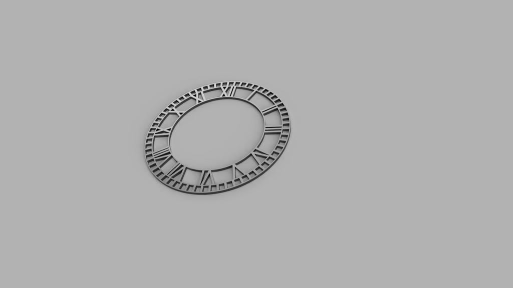Free 3D file Roman clock face by True・Model to download and 3D print・Cults