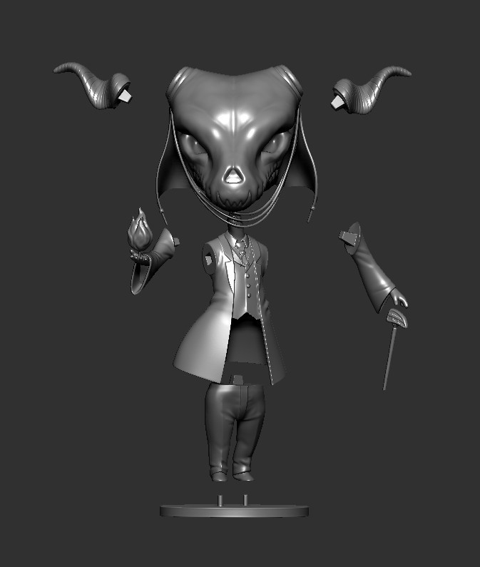 Файл STL Elias Ainsworth Chibi figurine 🎨・3D-печатная модель для ...