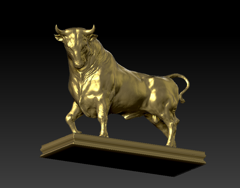 OBJ file bull・3D printer model to download・Cults