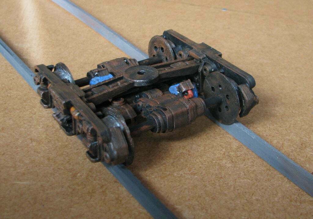 Free STL file 1:24 Scale Powered Bogie Set 🛤️・3D printer design to ...