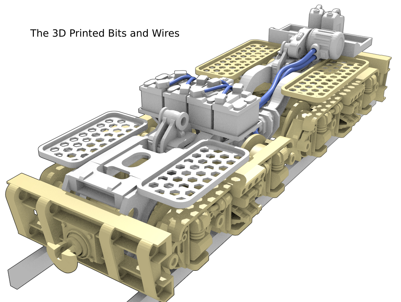 Download free STL file Railbike Chassis • 3D printable template ・ Cults
