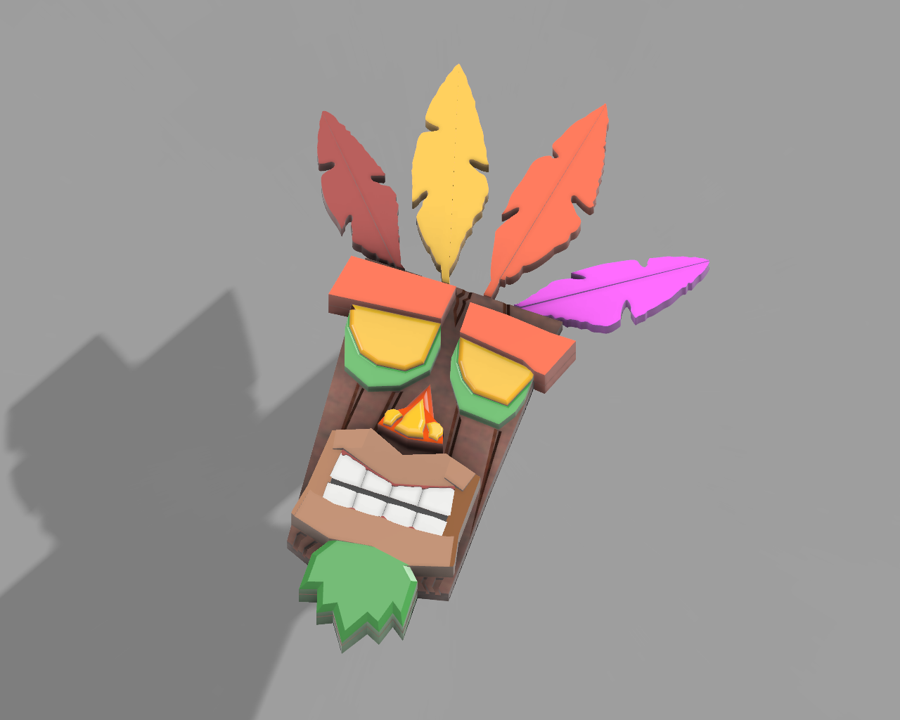 Free STL file Aku Aku (Crash Bandicoot)・3D print object to download・Cults