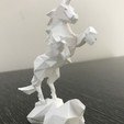 Download STL file Low-poly unicorn • 3D printer model ・ Cults