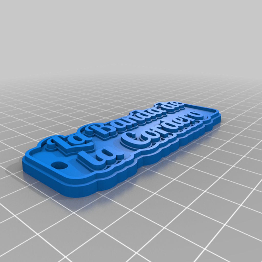 Free 3D file Llavero Cristian・Template to download and 3D print・Cults
