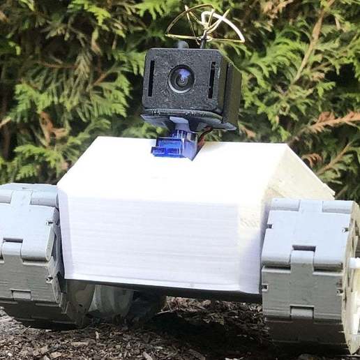 Download free STL file 3D printed Arduino FPV RC Tracked Car With ...