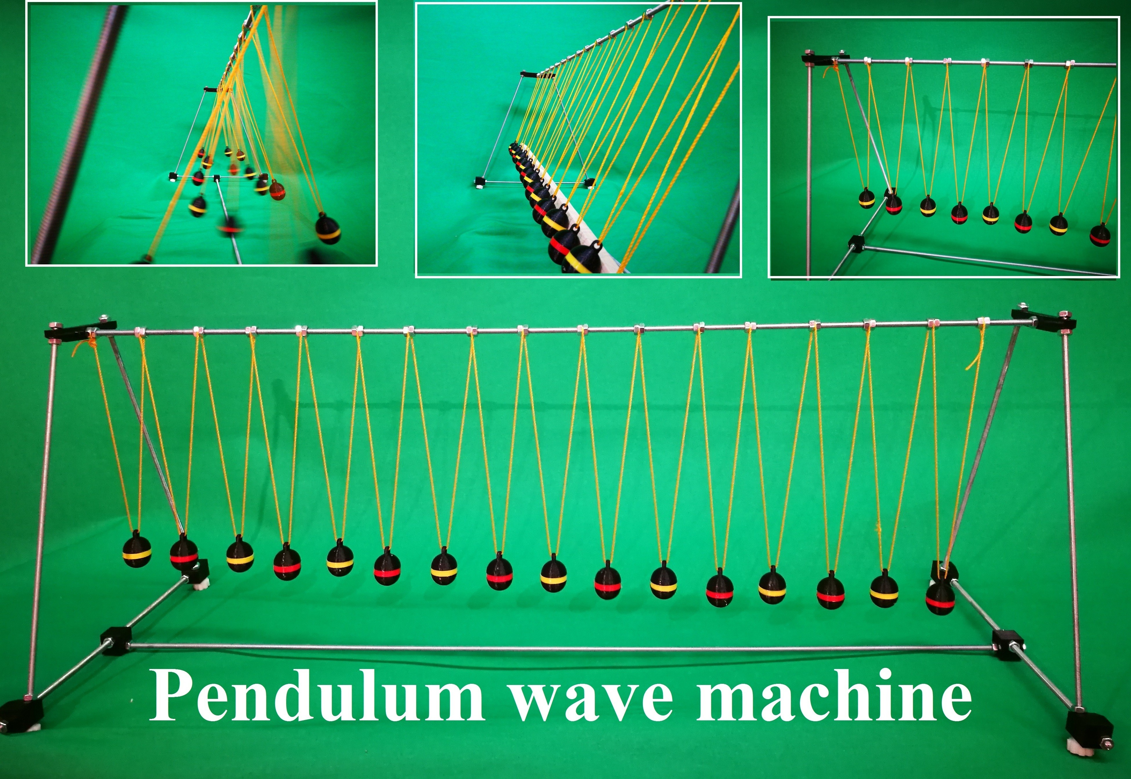 STL-Datei Pendulum wave machine kostenlos・3D-druckbare Vorlage zum herunterladen・Cults