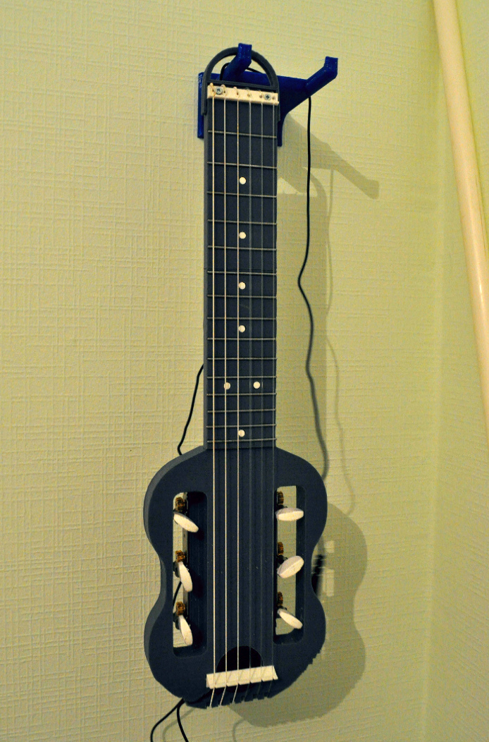 Free 3D file Mini electric guitar for travel. ⚡・3D print object to ...